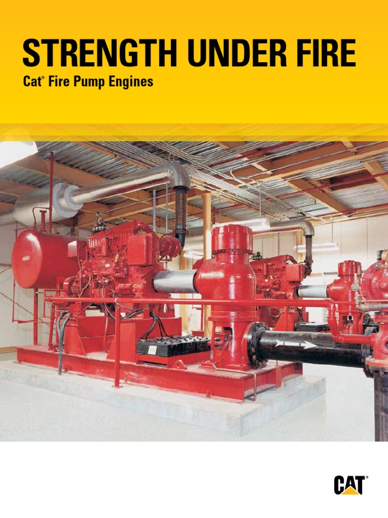 Strength Under Fire: Cat Fire Pump Engines | PDF | Horsepower | Engines