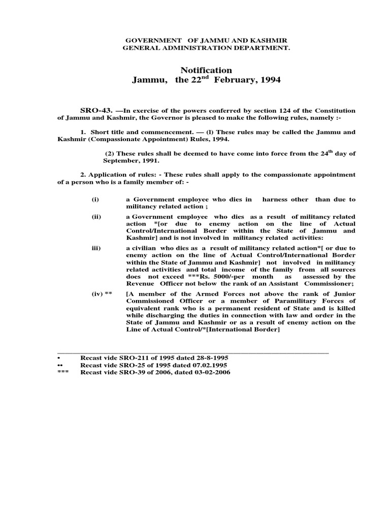 SRO-43 Rules | PDF | Virtue | Government