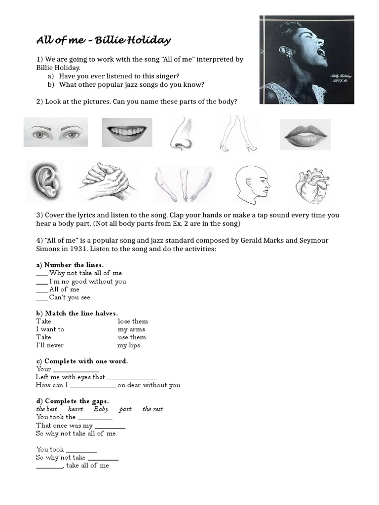 All of Me - Billie Holiday PDF | PDF
