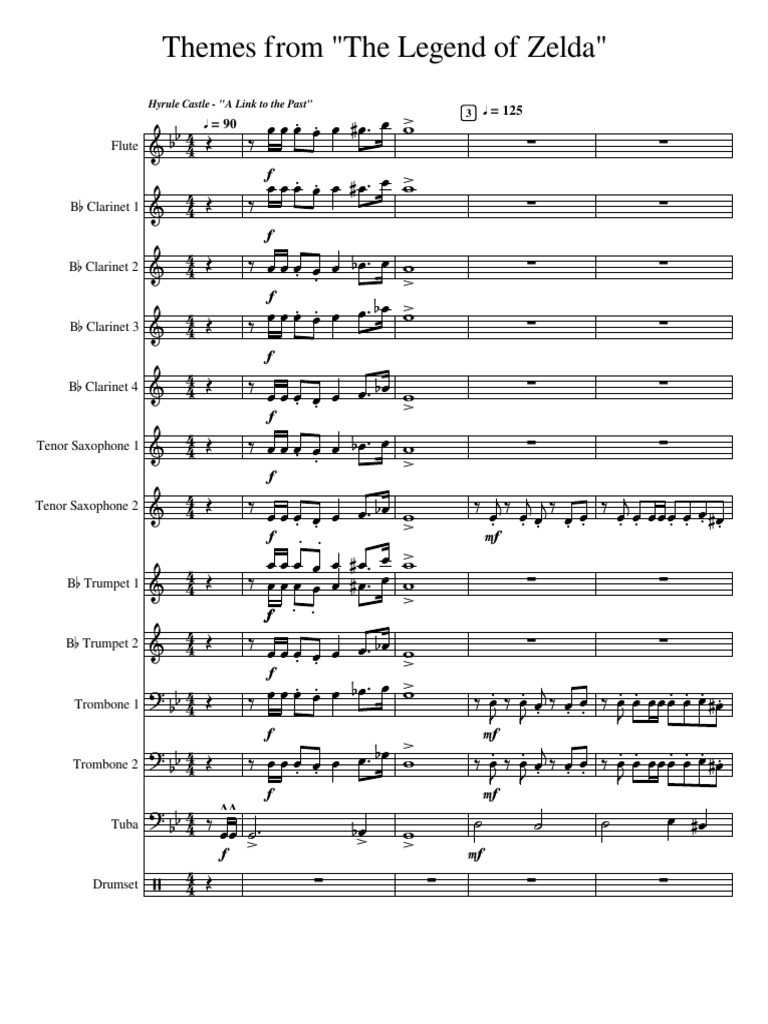 Themes From "The Legend of Zelda": Hyrule Castle - "A Link To The Past ...