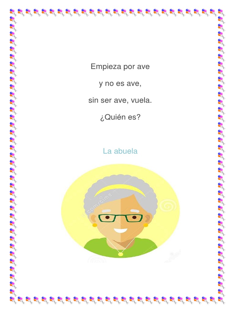 Adivinanzas de La Familia PDF | PDF