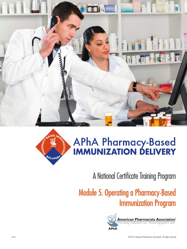 APhA Immunization Module 5 | PDF | Pharmacy | Vaccines