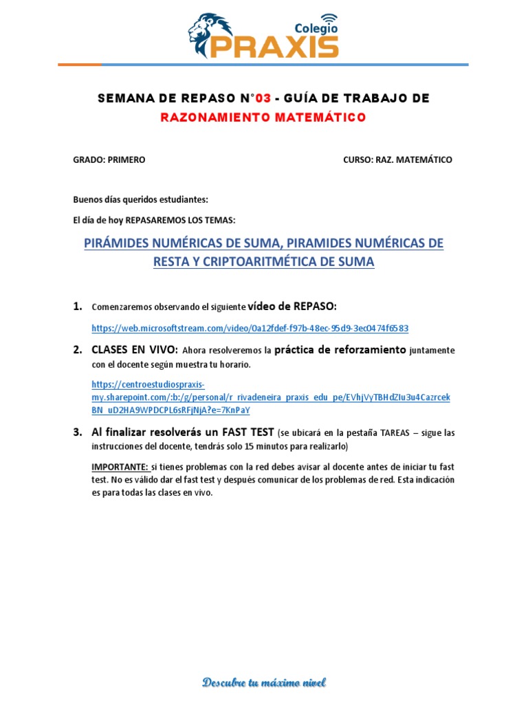Sem Repaso 3 - Guía Del Curso de RM PDF | PDF