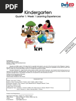 1st QUARTERLY ASSESSMENT Kindergarten | PDF | Language Arts & Discipline
