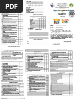 ECCD Checklist KINDERGARTEN | PDF