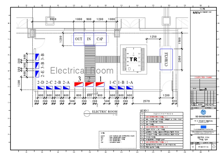 1.panel Plan - R ELECTRIC ROOM | PDF