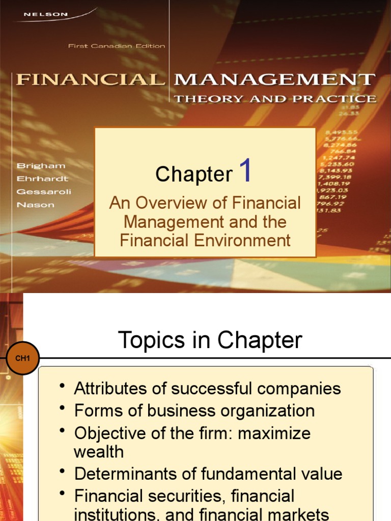 An Overview of Financial Management and The Financial Environment | PDF ...