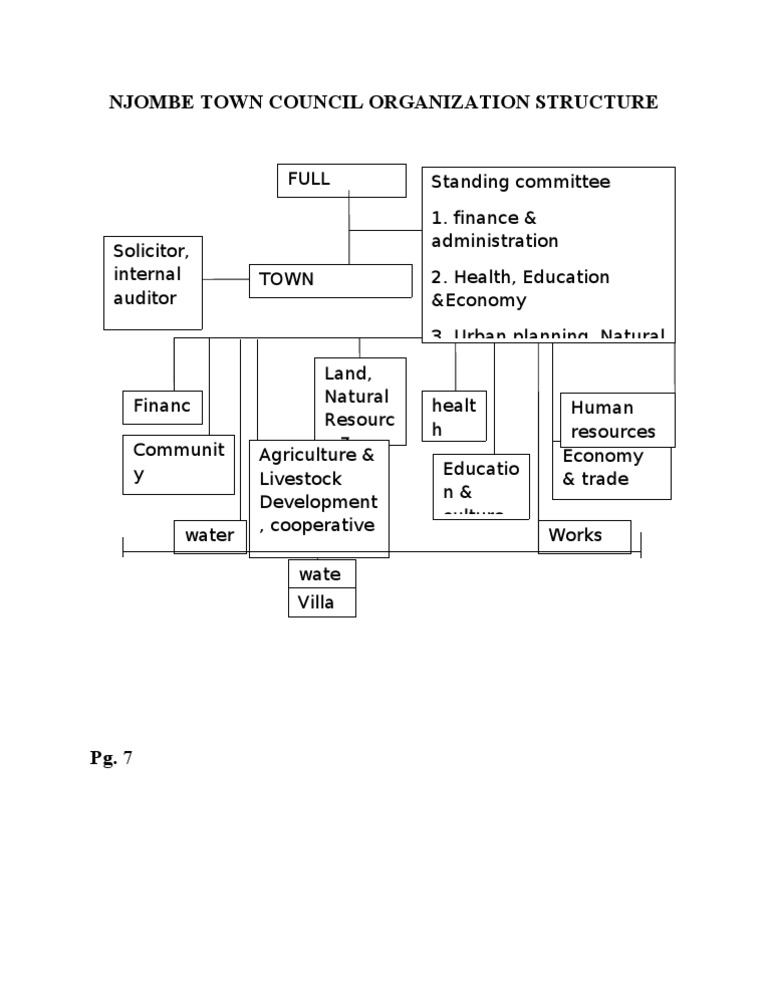 Njombe Town Council Structure | PDF | Social Science