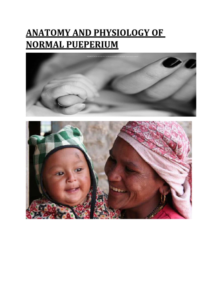 Physiology of Normal Pueperium and Its Management | PDF | Postpartum ...