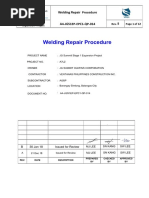 Repair and Buttering Procedure | PDF | Nondestructive Testing | Welding
