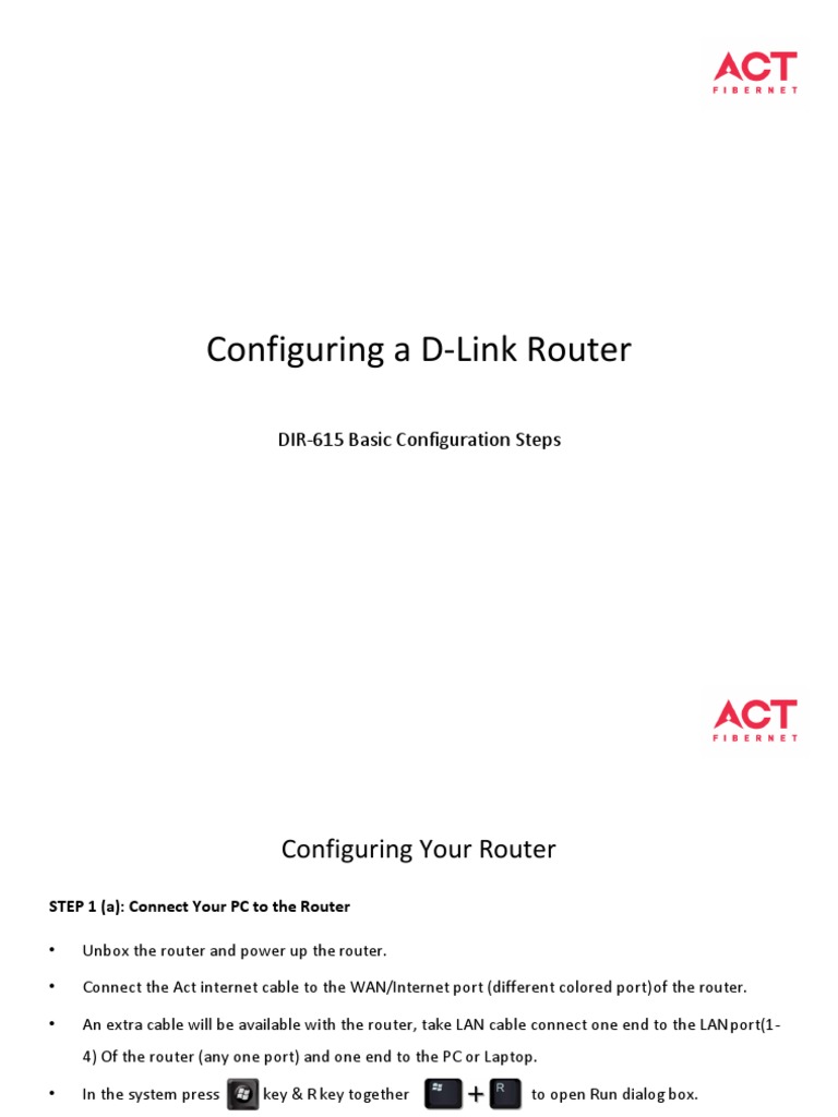 D-Link DIR-615 Setup Guide | PDF | Wi Fi | Local Area Network