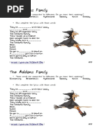 Addams Family Lyrics | PDF