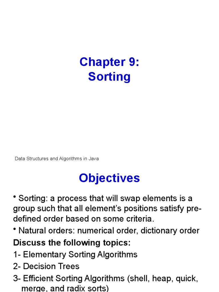 Java Sorting Algorithms Guide | PDF | Queue (Abstract Data Type) | Array Data Structure