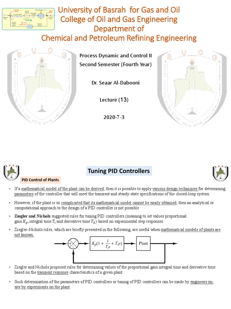 University of Basrah For Gas and Oil College of Oil and Gas Engineering ...