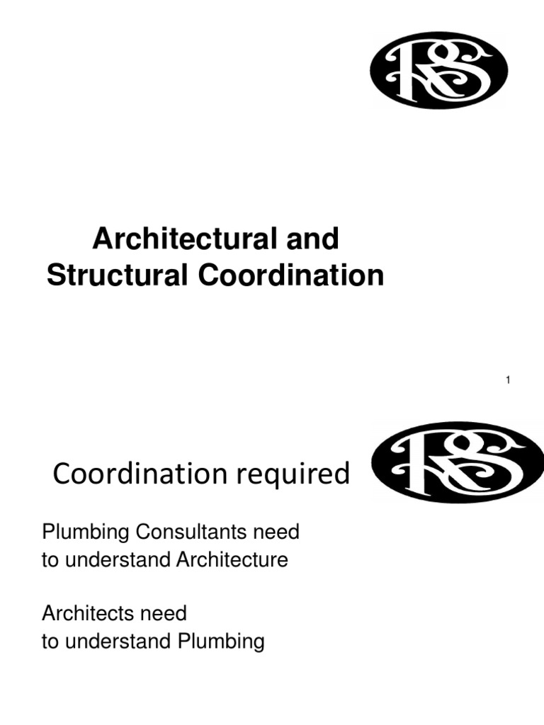 02 Arch - Stru Coordination | PDF | Storm Drain | Plumbing