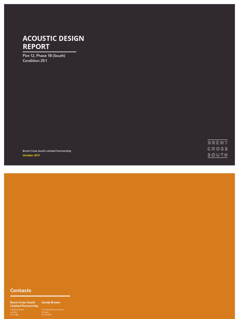 Acoustic Design Report for Plot 12 | PDF | Noise | Building Insulation