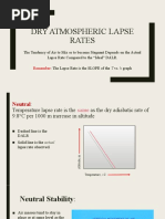 ELR, DALR, and SALR Explained | PDF | Meteorology | Atmosphere