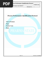 Template For Process Validation Protocol | PDF | Verification And ...