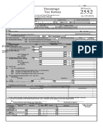 BIR Form 1707 | PDF | Payments | Taxes