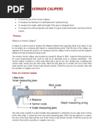 Class 11 Exp 1 Vernier Calipers | PDF | Length | Metrology
