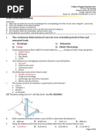 Refresher Psad Preboard Exam 2 | PDF | Beam (Structure) | Bending