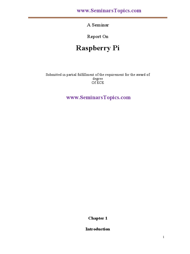 Raspberry Pi: A Concise History and Overview of the Credit-Card Sized ...