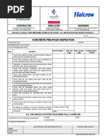 Pre-Inspection Checklist For Blasting | PDF