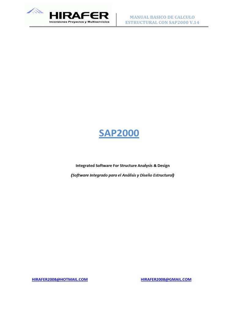Manual Básico SAP2000 v. 14 PDF | PDF | Sistema de coordenadas ...