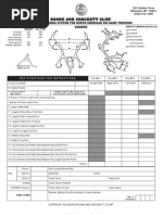 P&Y Score Sheet | PDF | White Tailed Deer | Nature