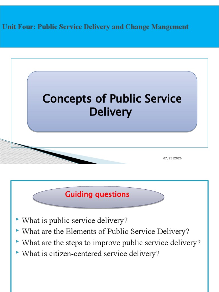 Guide to Improving Public Service Delivery Through Citizen-Centered ...