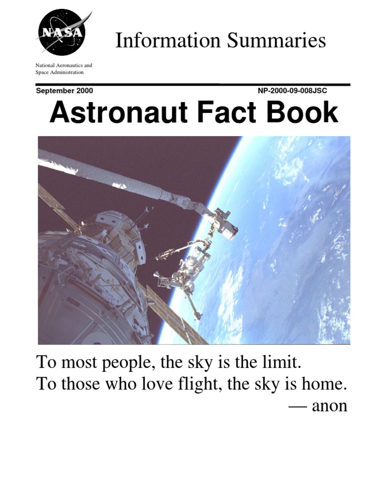 Astronaut Fact Book Sept 2000 | PDF | Astronauts | Nasa