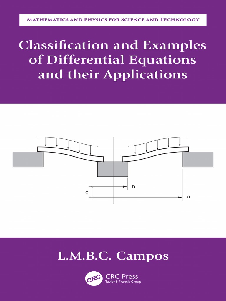 Classification and Examples of Differential Equations and Their ...