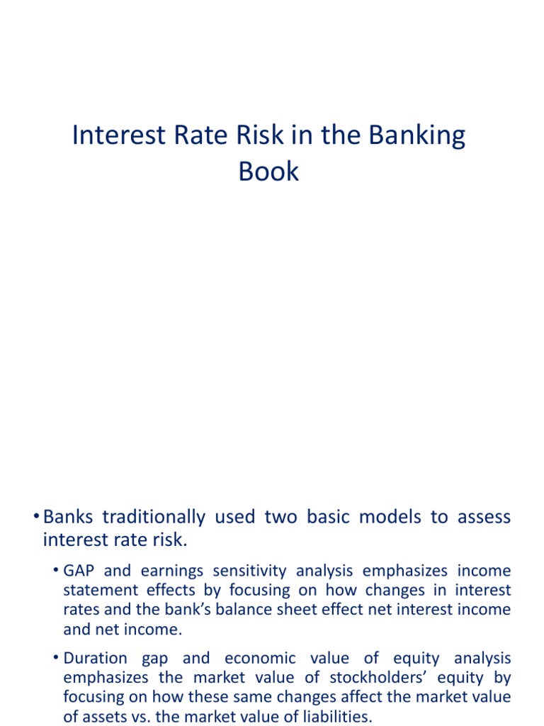 Interest Rate Risk in The Banking Book | PDF | Interest | Interest Rates