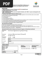 SASSA Bank Payment Consent Form | PDF