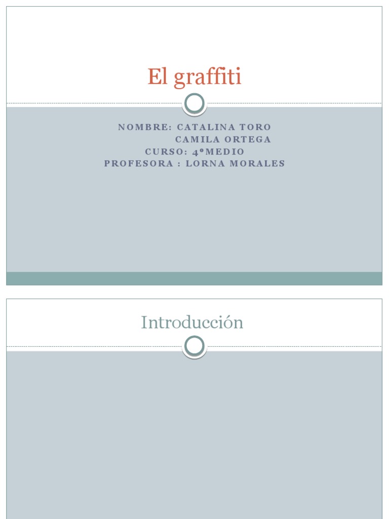 El Graffiti Cata y Cami | PDF