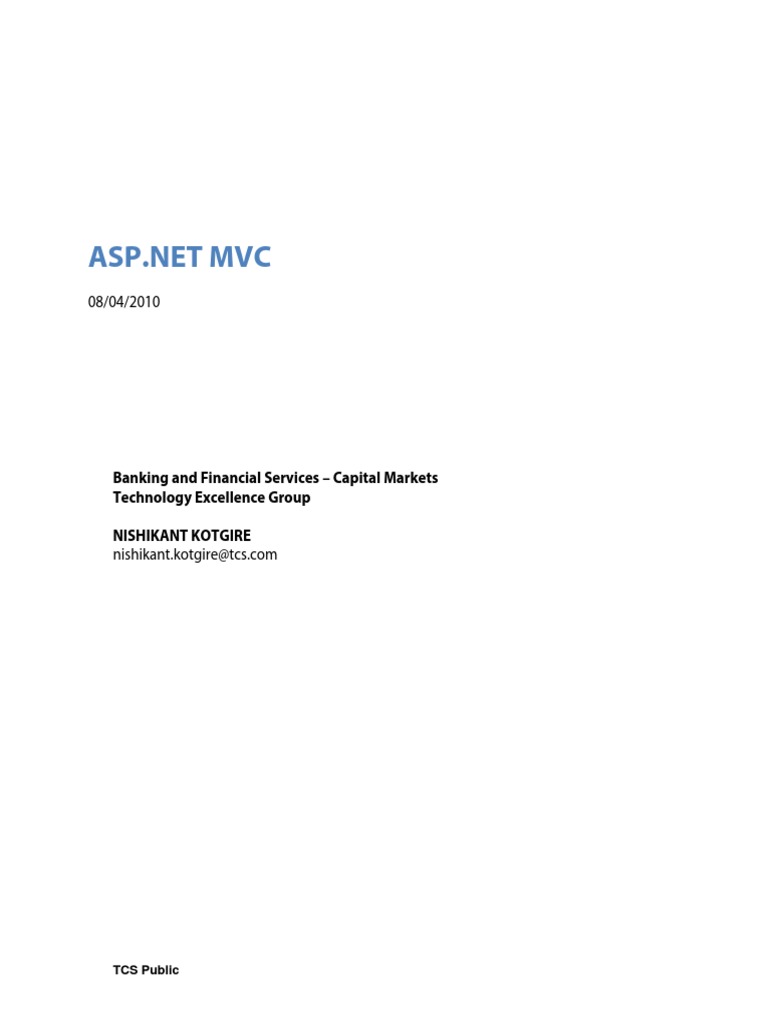 Banking and Financial Services - Capital Markets Technology Excellence Group Nishikant Kotgire ...