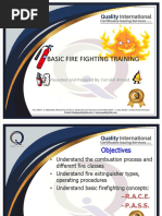 Basic Fire Fighting Training | PDF | Fires | Firefighting