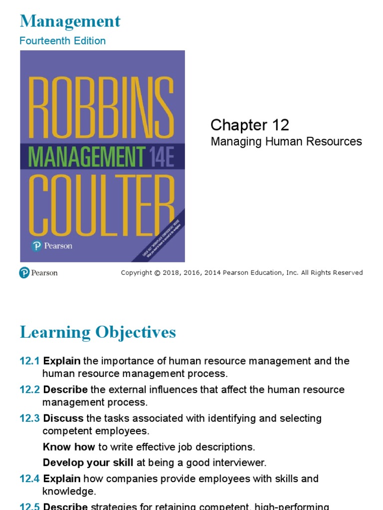 Management: Fourteenth Edition | PDF | Recruitment | Human Resource ...