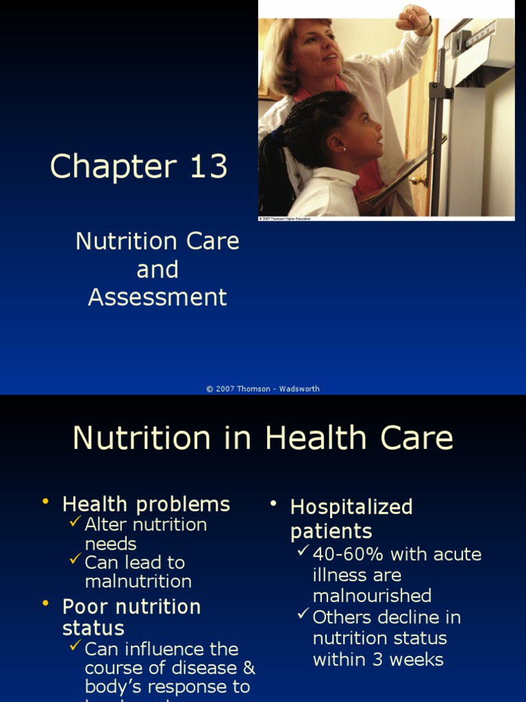 Nutrition Assessment | PDF | Dietitian | Medicine