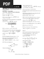 CSEC Physics Revision Guide Answers | PDF | Buoyancy | Force