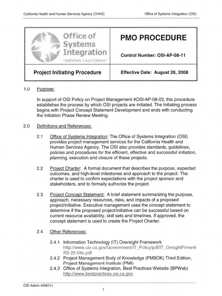 PMO Procedures | PDF | Project Management | Economies