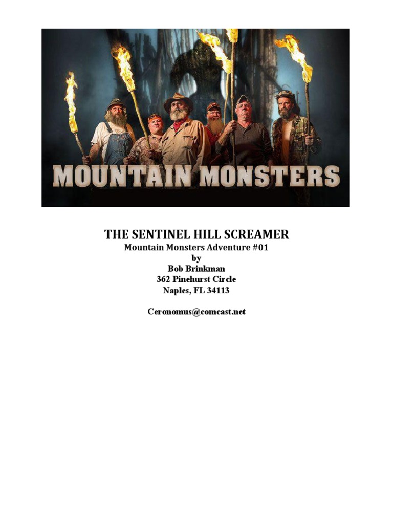 Mountain Monsters 01 The Sentinel Hill Screamer Standard | PDF | The ...