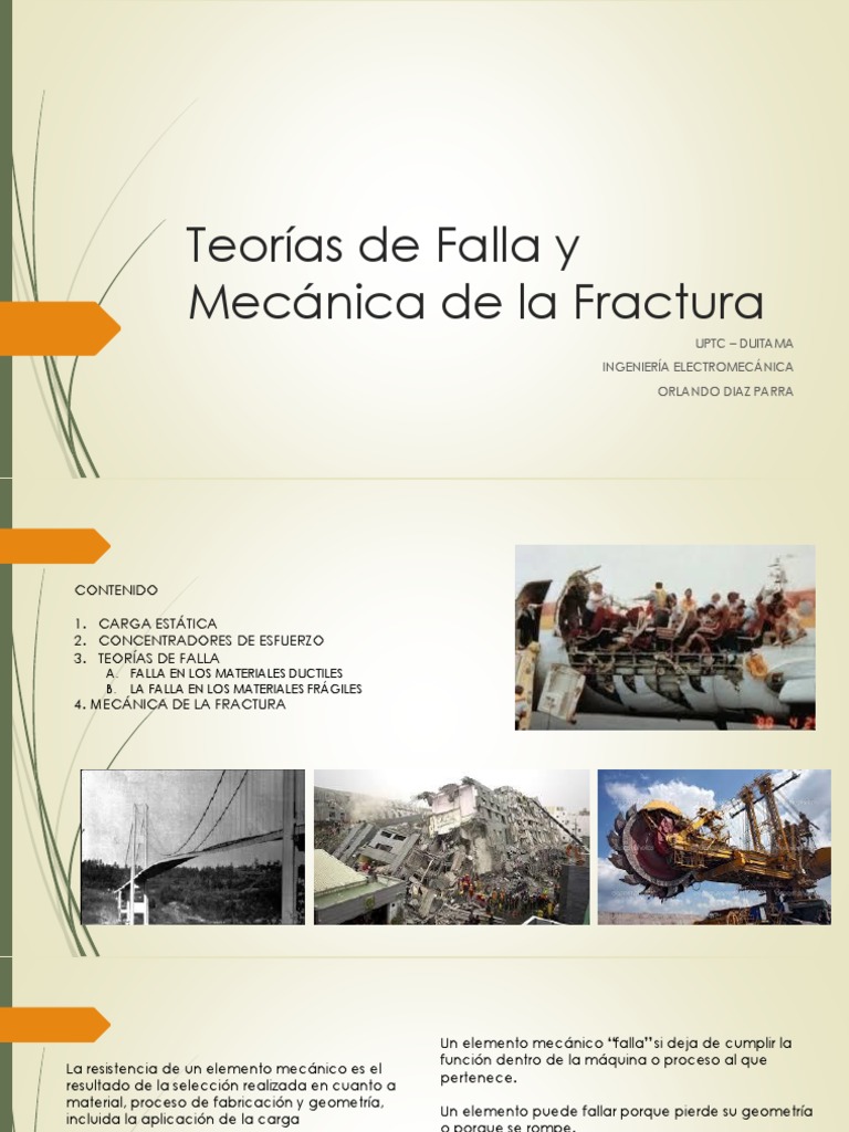 Teorías de Falla | PDF | Mecánica de fractura | Resistencia de materiales