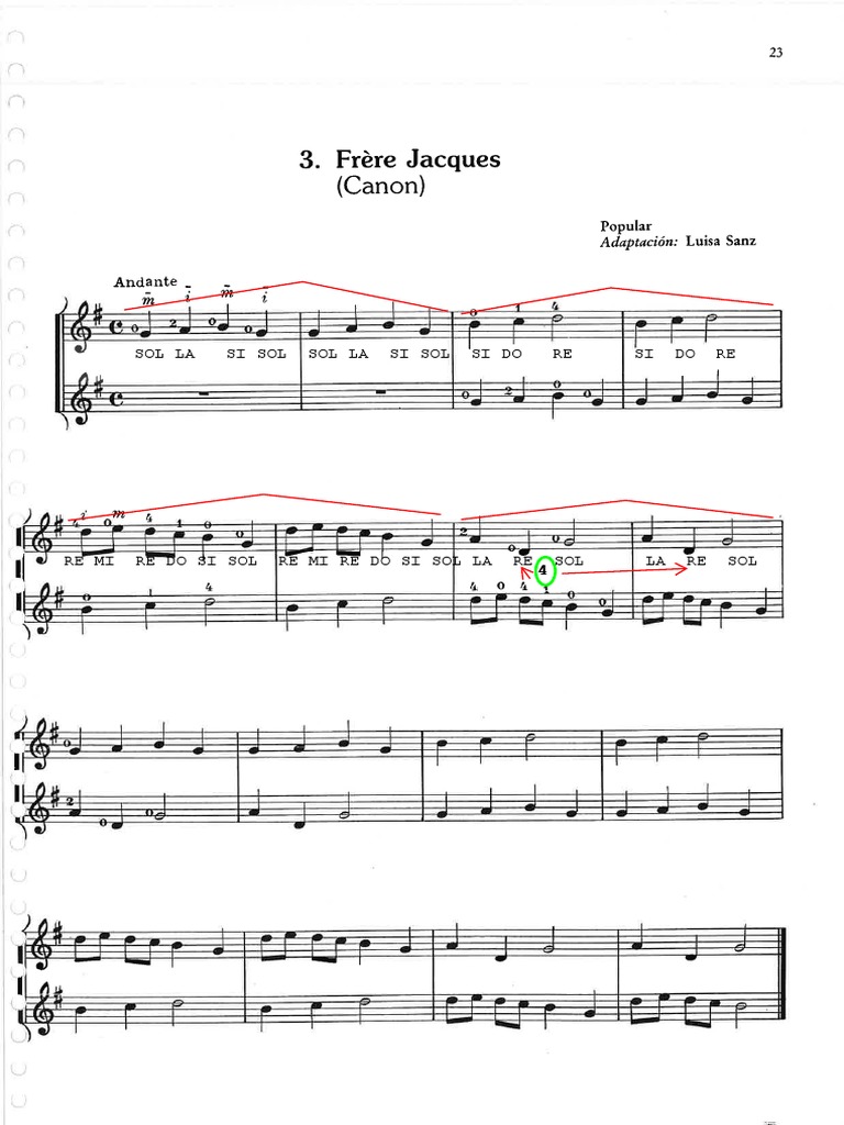 Sol La Si Sol Sol La Si Sol Si Do Re Si Do Re | PDF