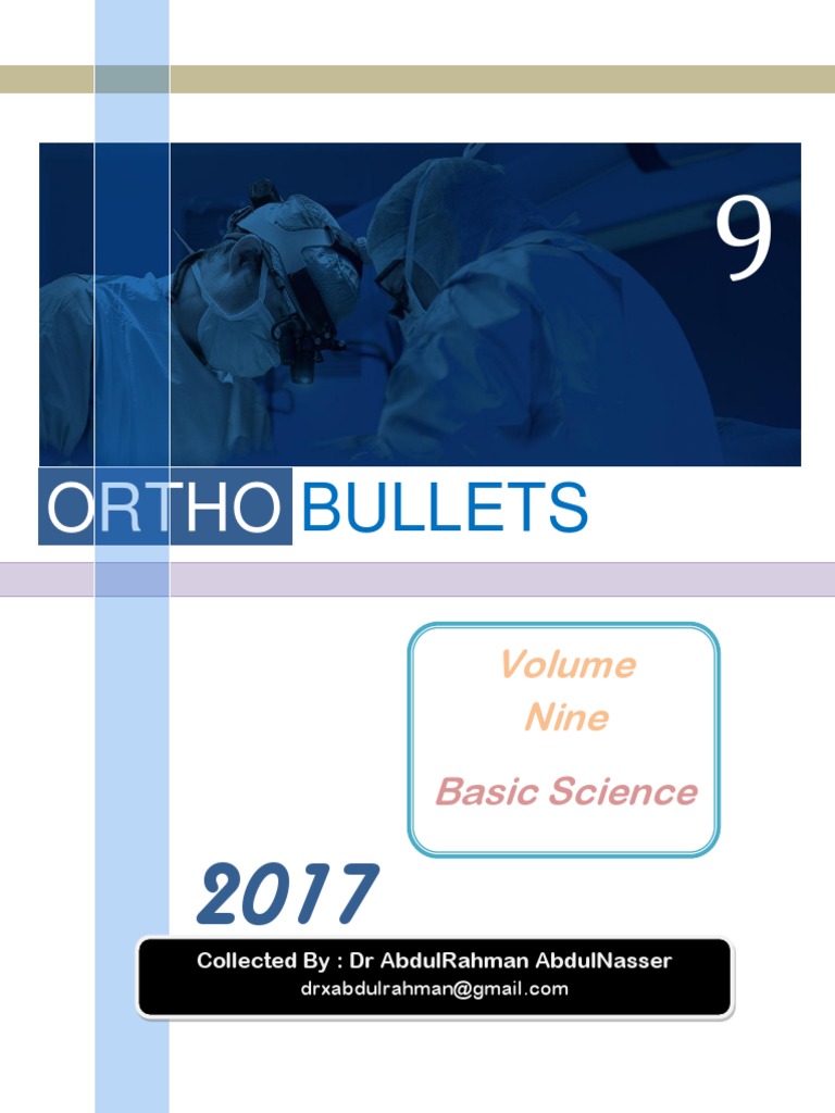09-Basic Science-Orthobullets2017 PDF | PDF | Osteoblast | Bone