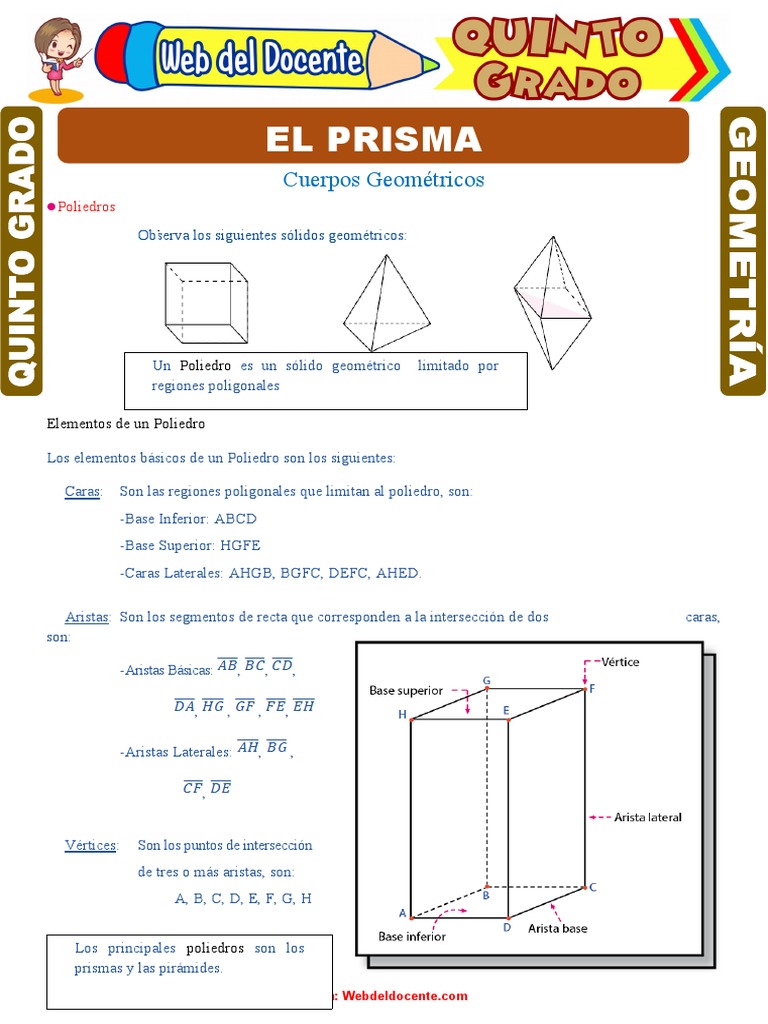 El Prisma para Quinto Grado de Primaria | PDF | Geometría Convexa | Programación lineal