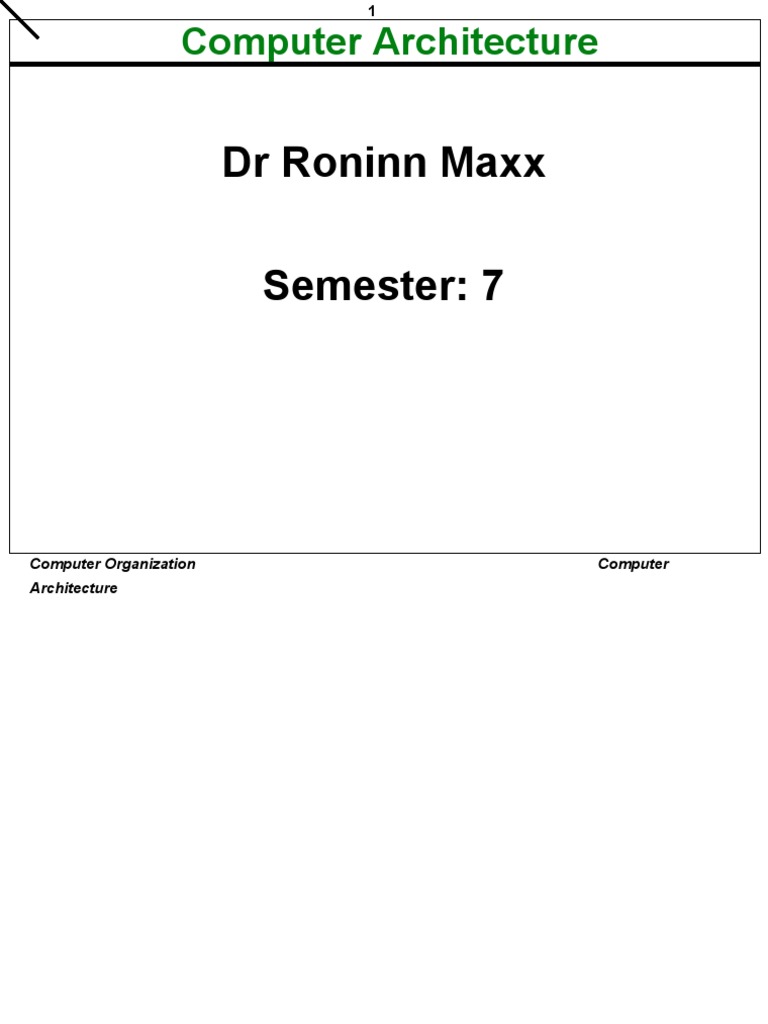 Computer System Architecture - Morris Mano (1 ...