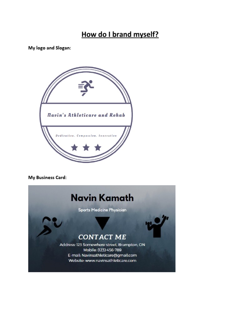 How Do I Brand Myself | PDF | Self-Improvement