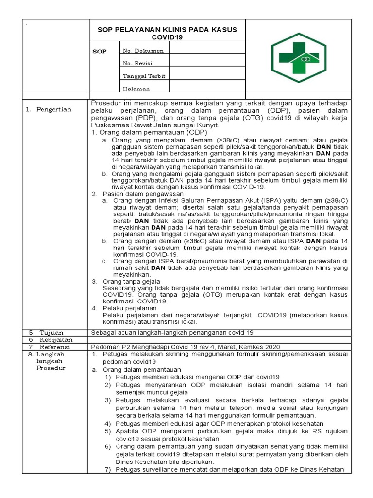 Sop Odp, PP, Otg, PDP, Otg | PDF