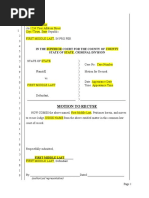 Sample Pro Se Motion To Recuse Judge For Cause | PDF | Judicial ...